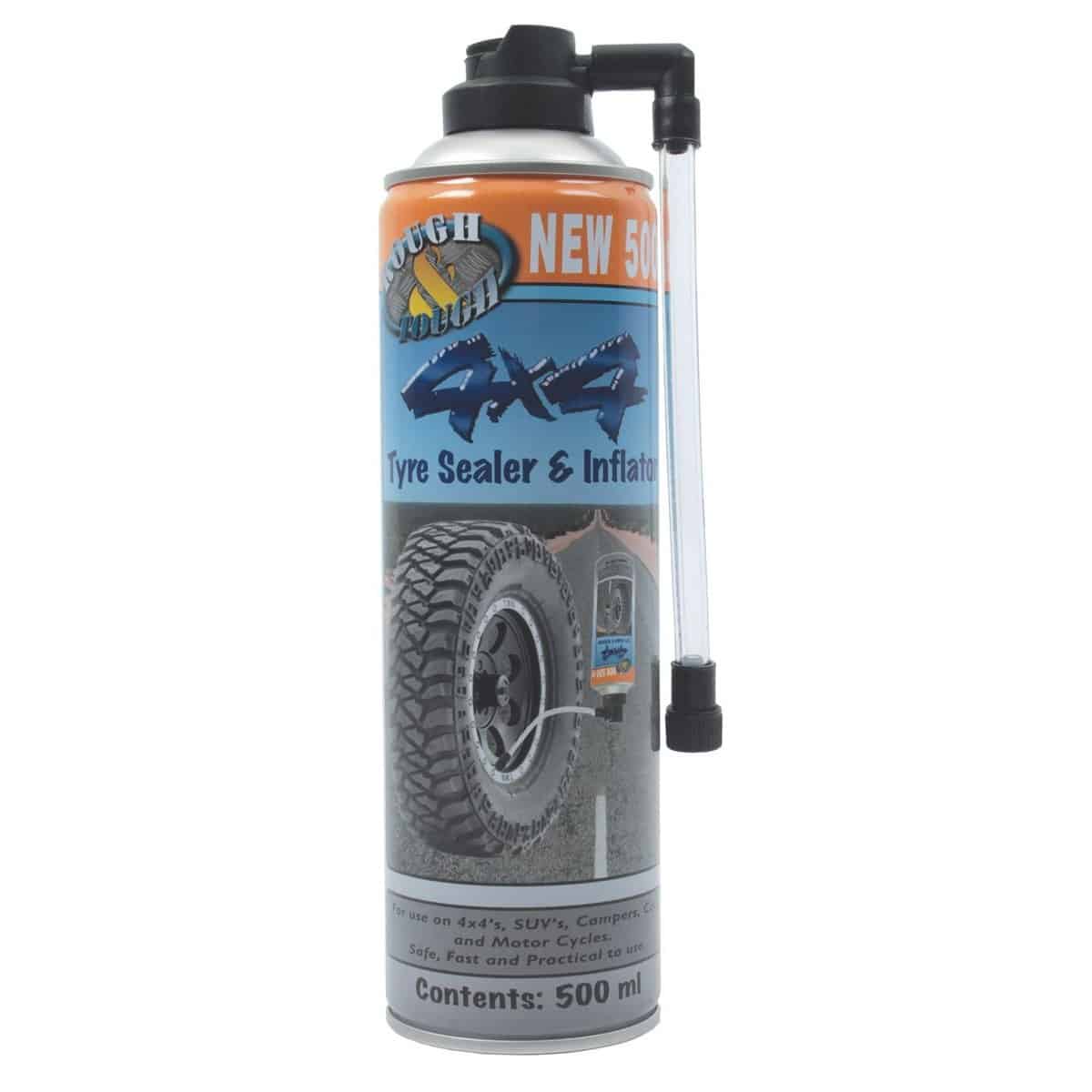 4x4 Tire Sealer and Inflator - 450ml - Rough & Tough - Lekr.co.za