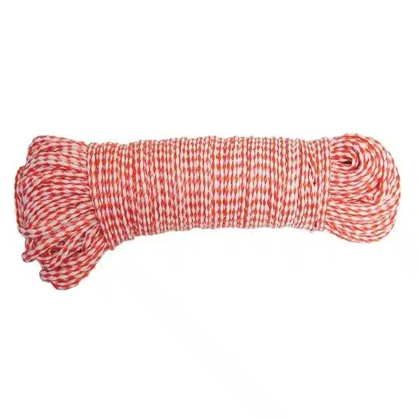 10 Millimetre x 50 Meter Roll Red and White Ski Rope | Lekr.co.za