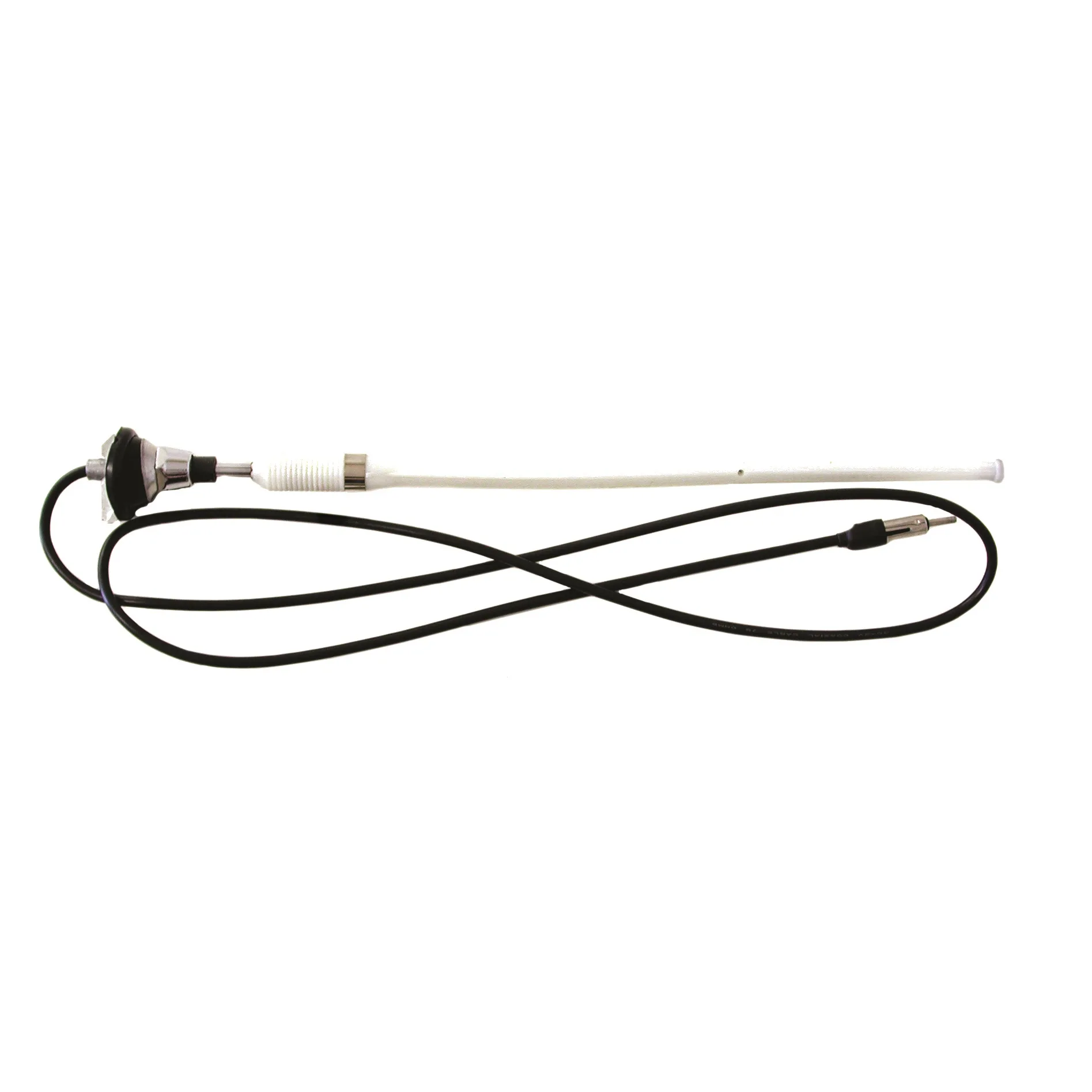 White 38 centimetre Long Rubber Aerial - Lekr.co.za