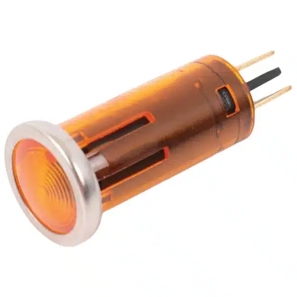 Yellow 12 Volt Pilot Light / Power Indicator Light | Lekr.co.za
