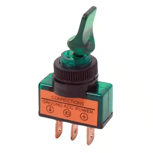 Green Duckbill Toggle Switch with Light - Lekr.co.za