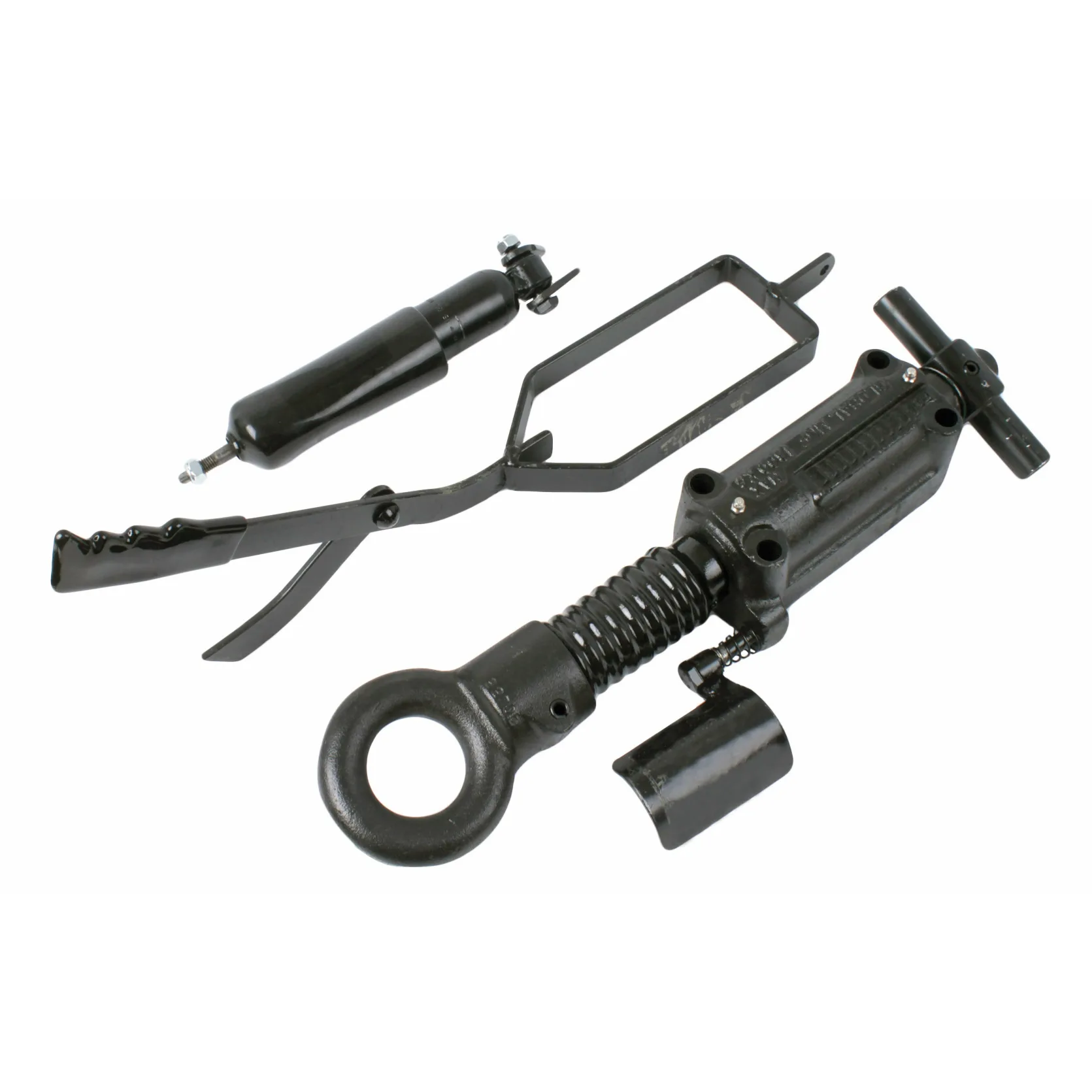 1.7 Ton - Braked Eye Coupler Hitch with Shock (Damper) and Brake Lever ...