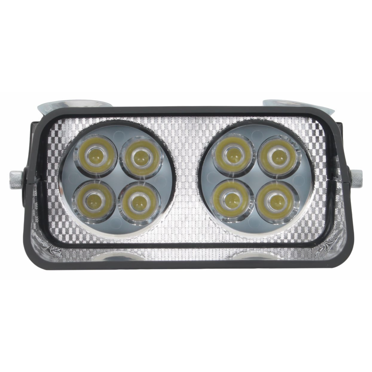 Windscreen Mounted 12 Volt 8 LED Amber / Yellow Warning Lamp | Lekr.co.za