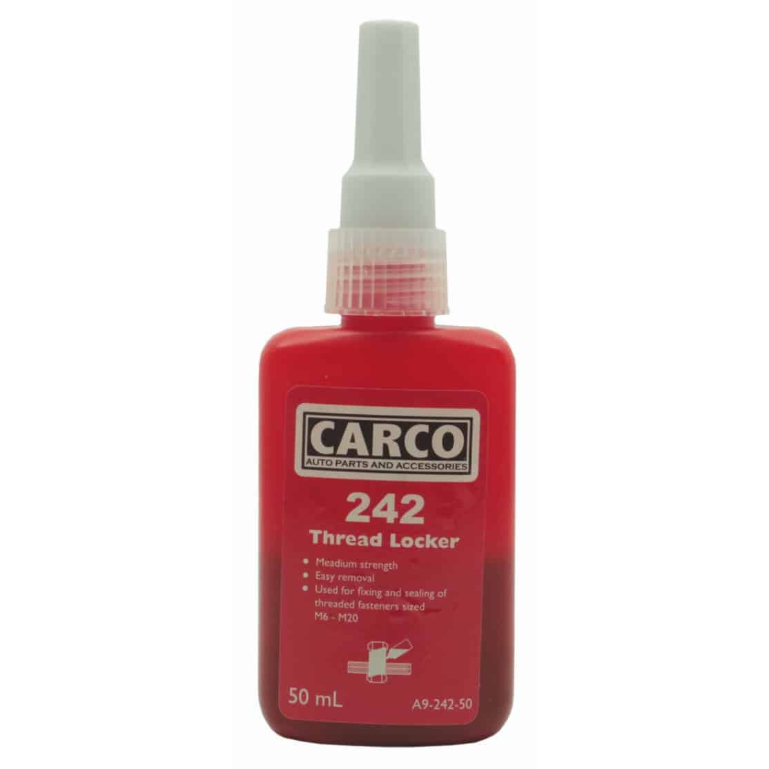 Carco 50 millilitre Thread Lock / Nut Lock 242 | Lekr.co.za