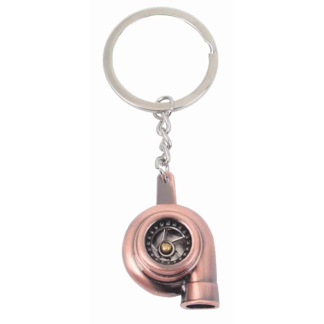 Carco Grey and Copper Turbo Style Key Ring | Lekr.co.za