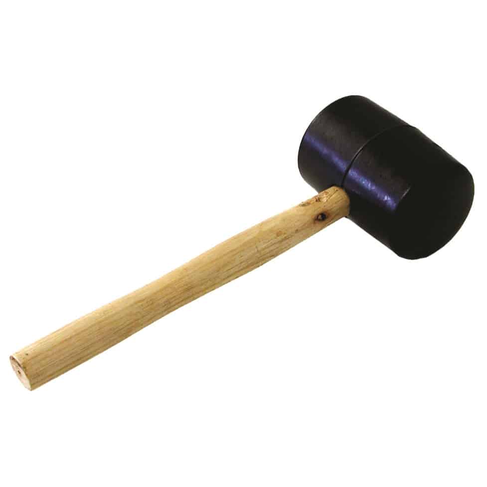 900 gram Rubber Mallet with Wooden Handle | Lekr.co.za
