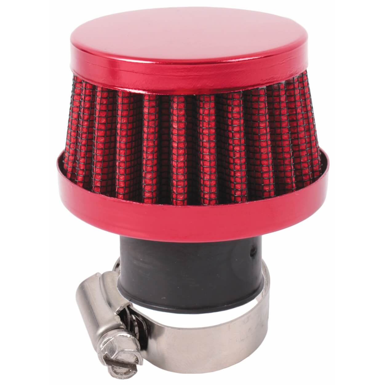 Red 25 millimetre Inlet Air Filter Breather | Lekr.co.za