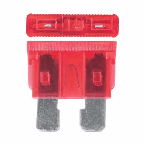 10 Amp Pack of 100 Plug In Fuse | Lekr.co.za