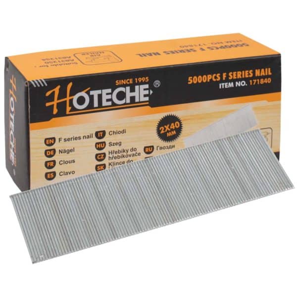 Hoteche 5000 Piece F40 Series Nail Pack (2 x 40mm) | Lekr.co.za